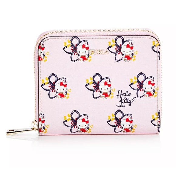 Hello Kitty | Bags | Nwt Furla X Hello Kitty Embossed Leather Zip ...